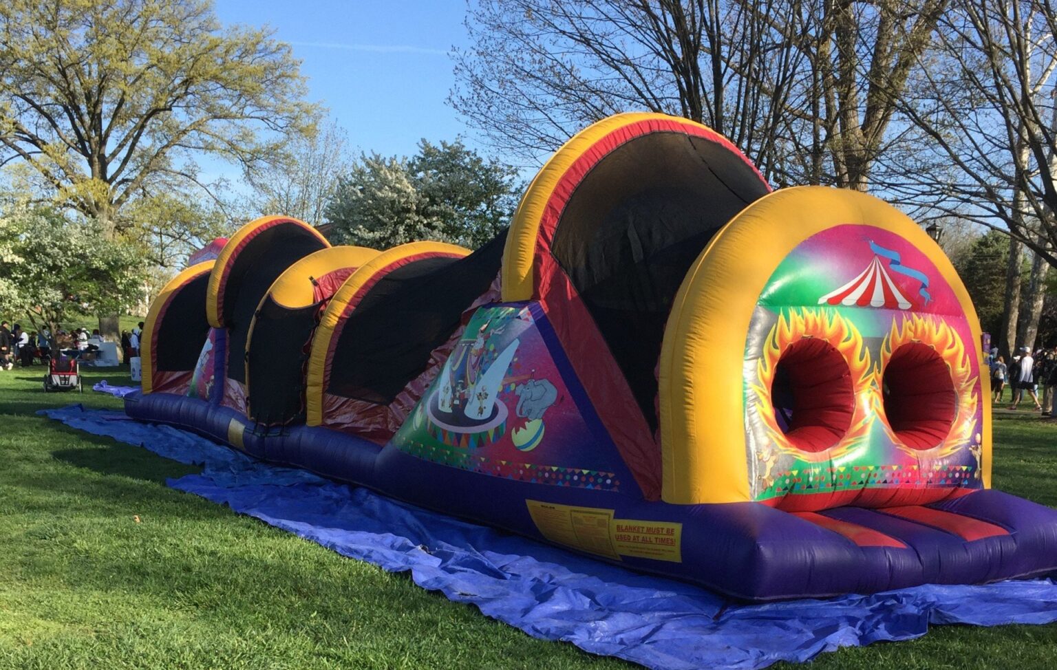 Circus Obstacle Course - Backyard Inflatables